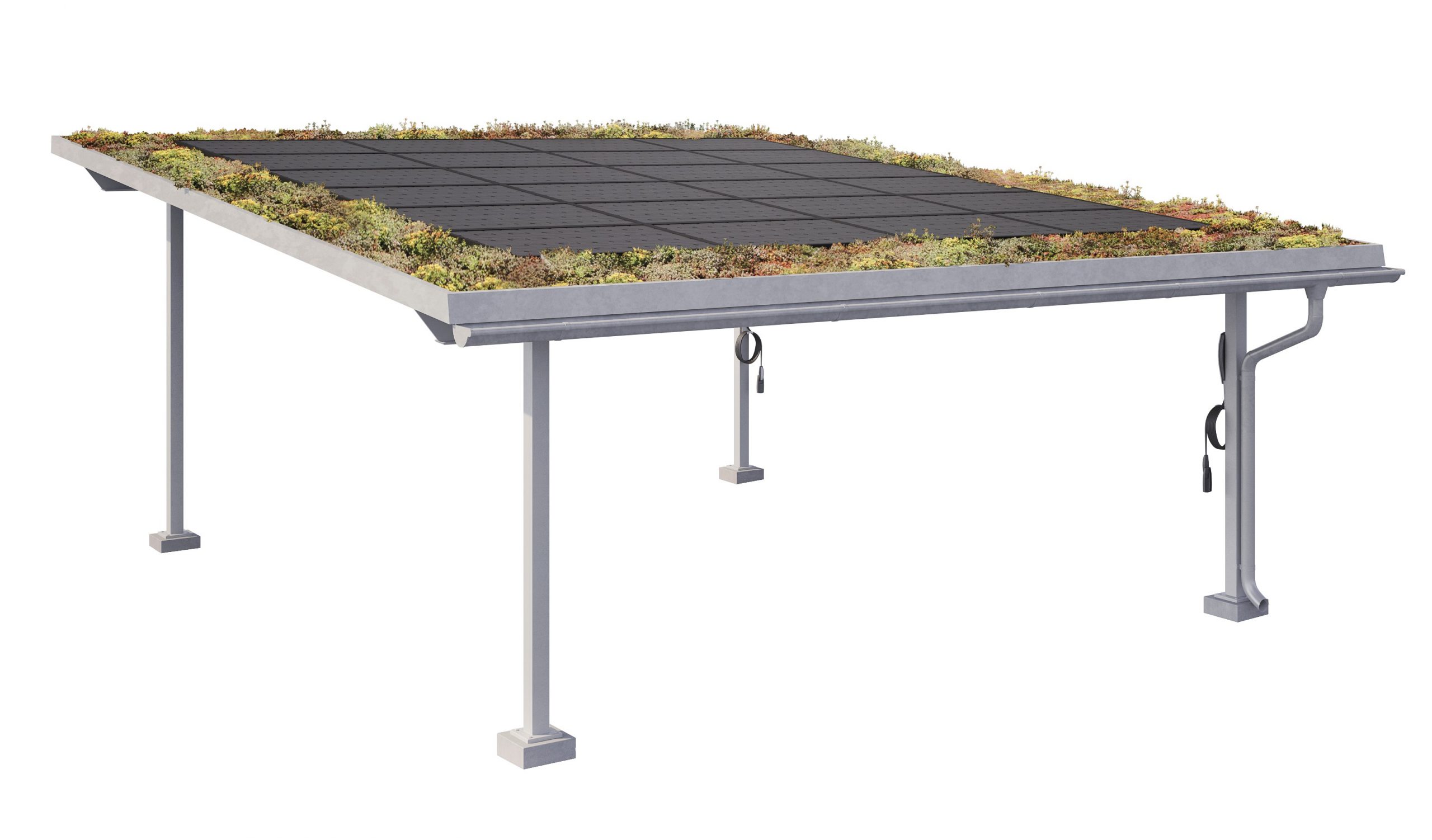 Carport med solceller | Solarfarm